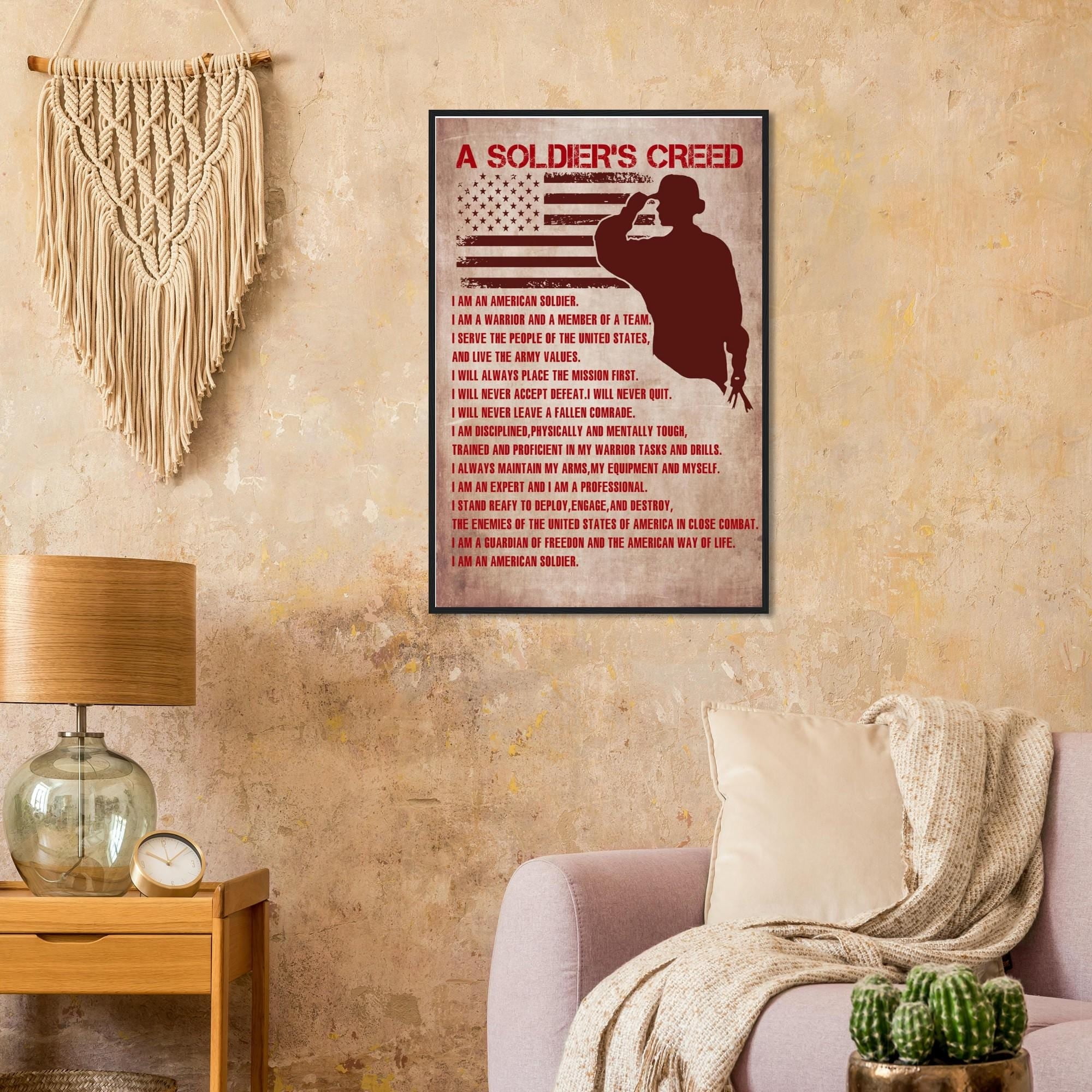 DIANANA A Soldier's Creed Military, Soldier, Soldier Army Values ...