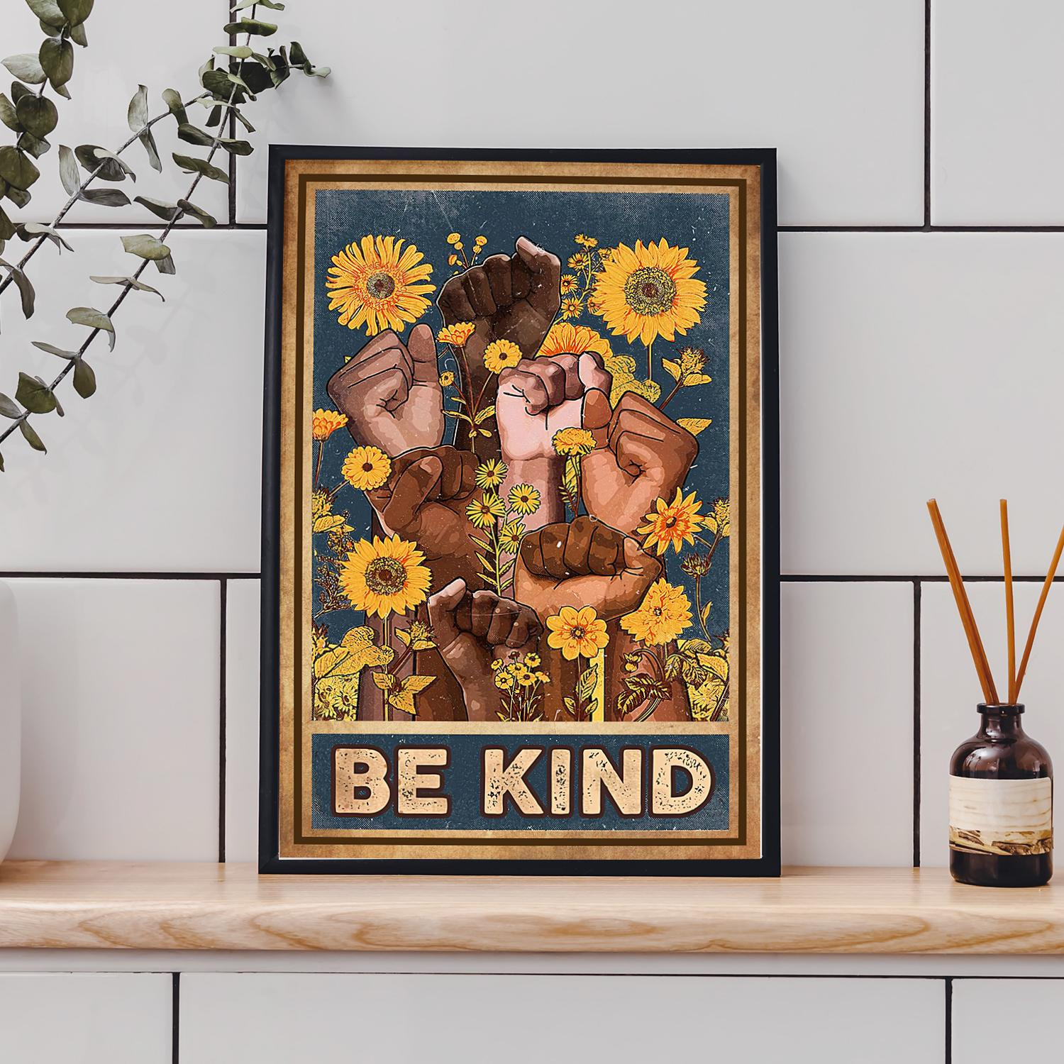 DIANANA Be kind poster, Classroom Decor Diversity Inclusion All Are ...