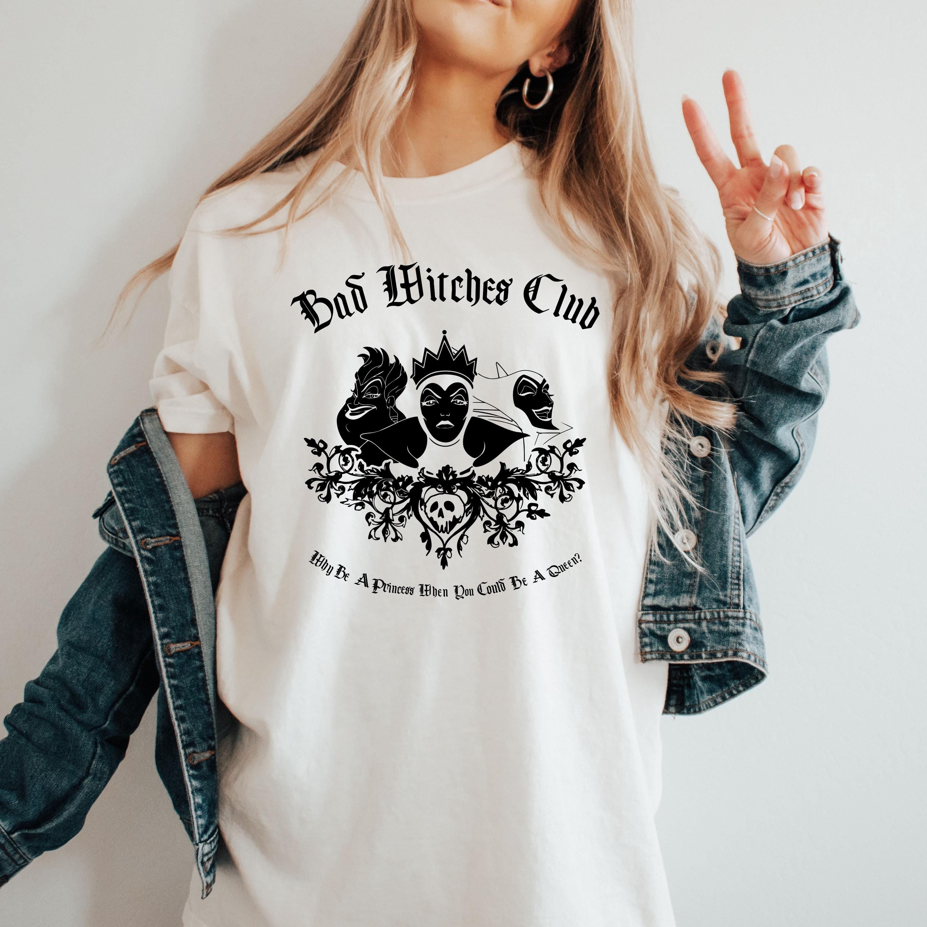 DIANANA Comfort Colors® Bad Witches Club Shirt, Disney Villains Shirt ...