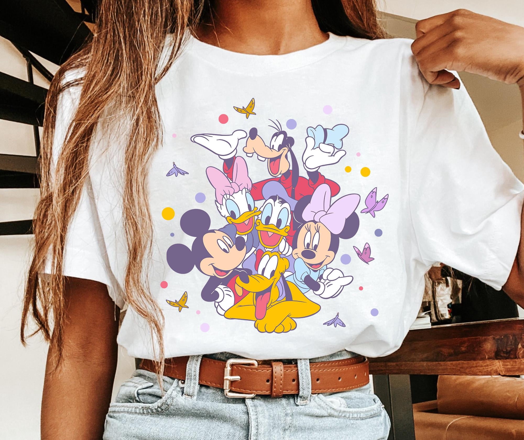 DIANANA Cute Mickey Mouse And Group Friends Shirt, Disney Minnie Daisy ...