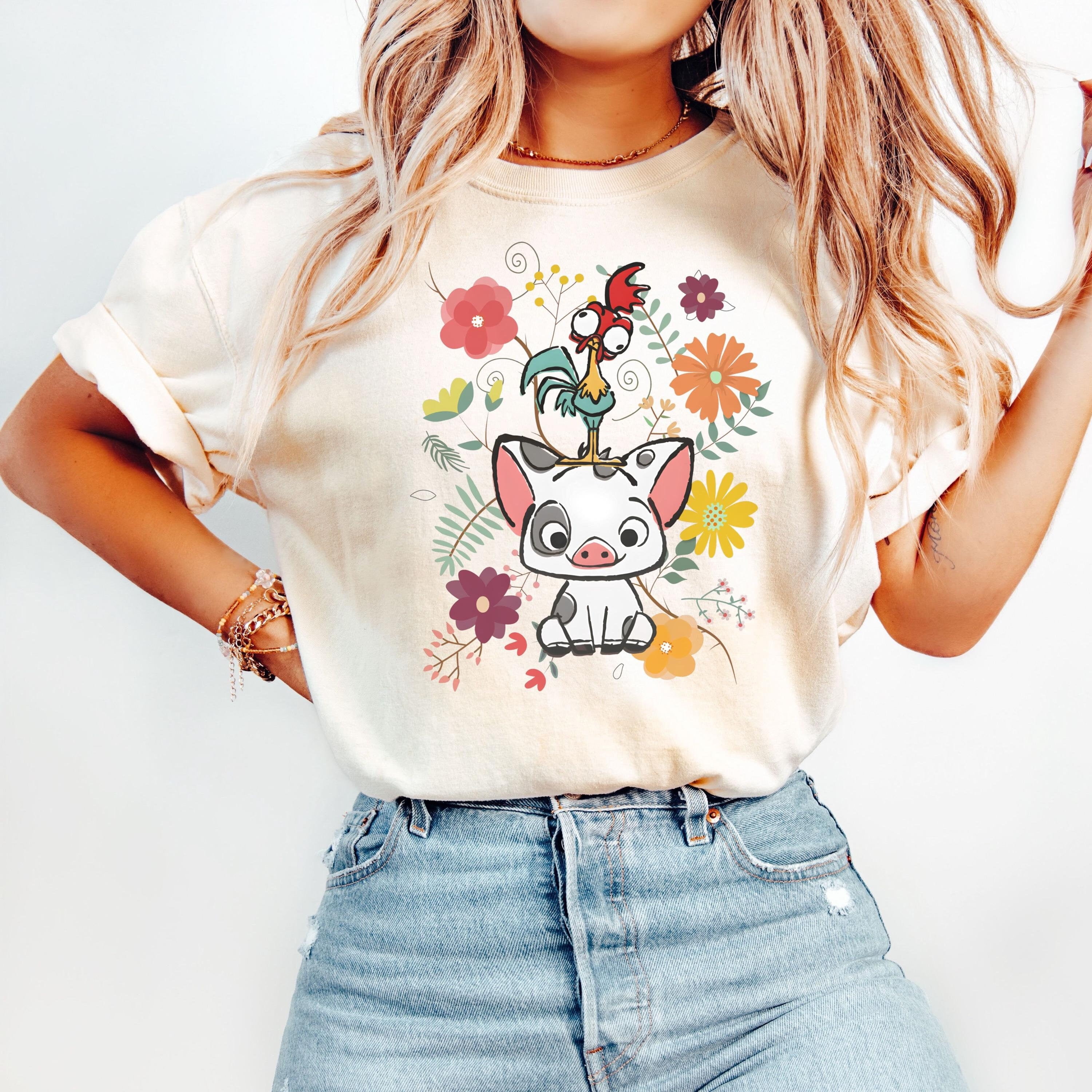 DIANANA Disney Moana Shirt, Pua And Hei Hei Shirt, Disney Princess ...