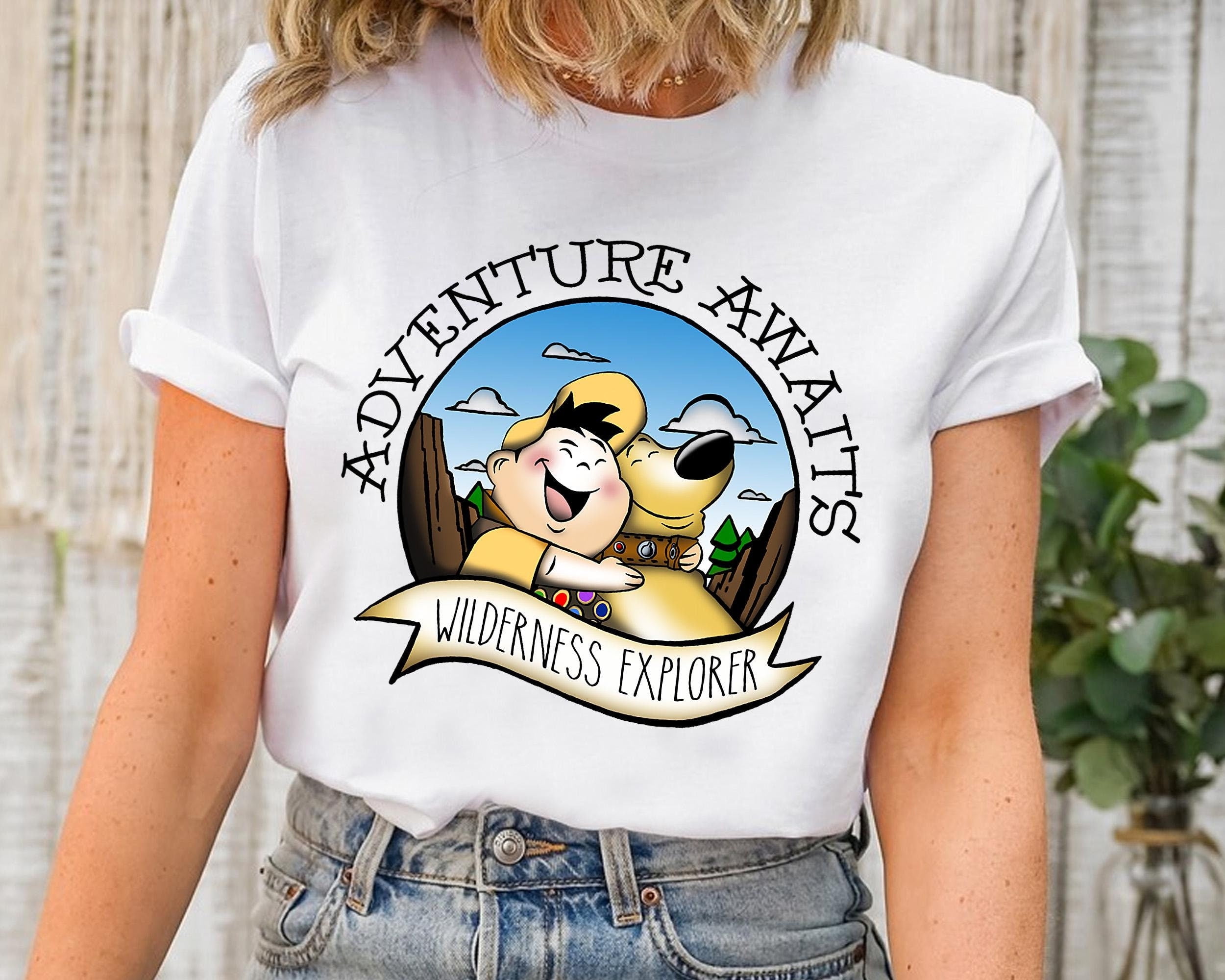 DIANANA Disney Pixar Up Dug & Russell Wilderness Explorer T-Shirt ...