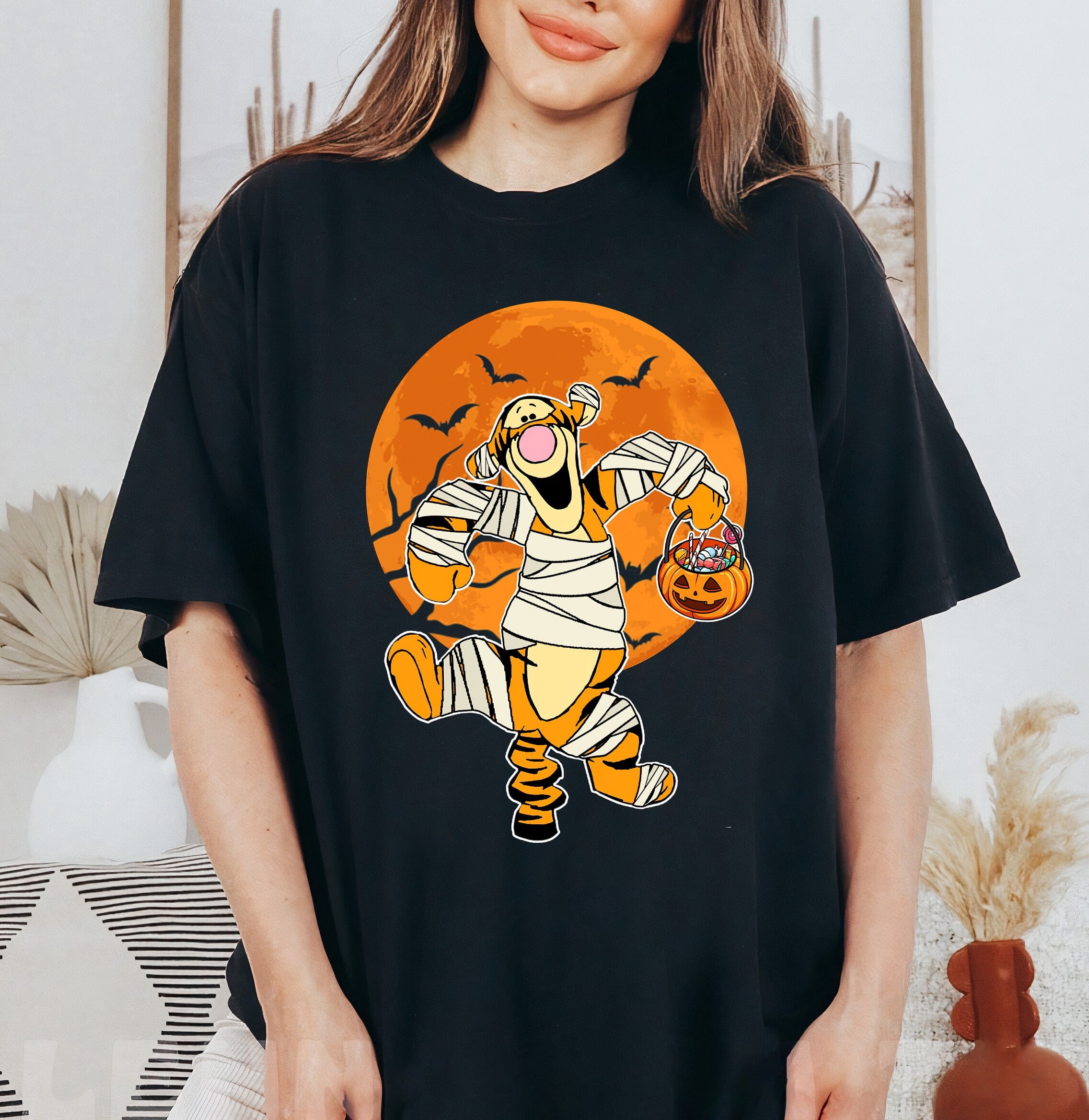 DIANANA Disney Tigger Mummy Pumpkin Halloween Shirts, Winnie The Pooh ...