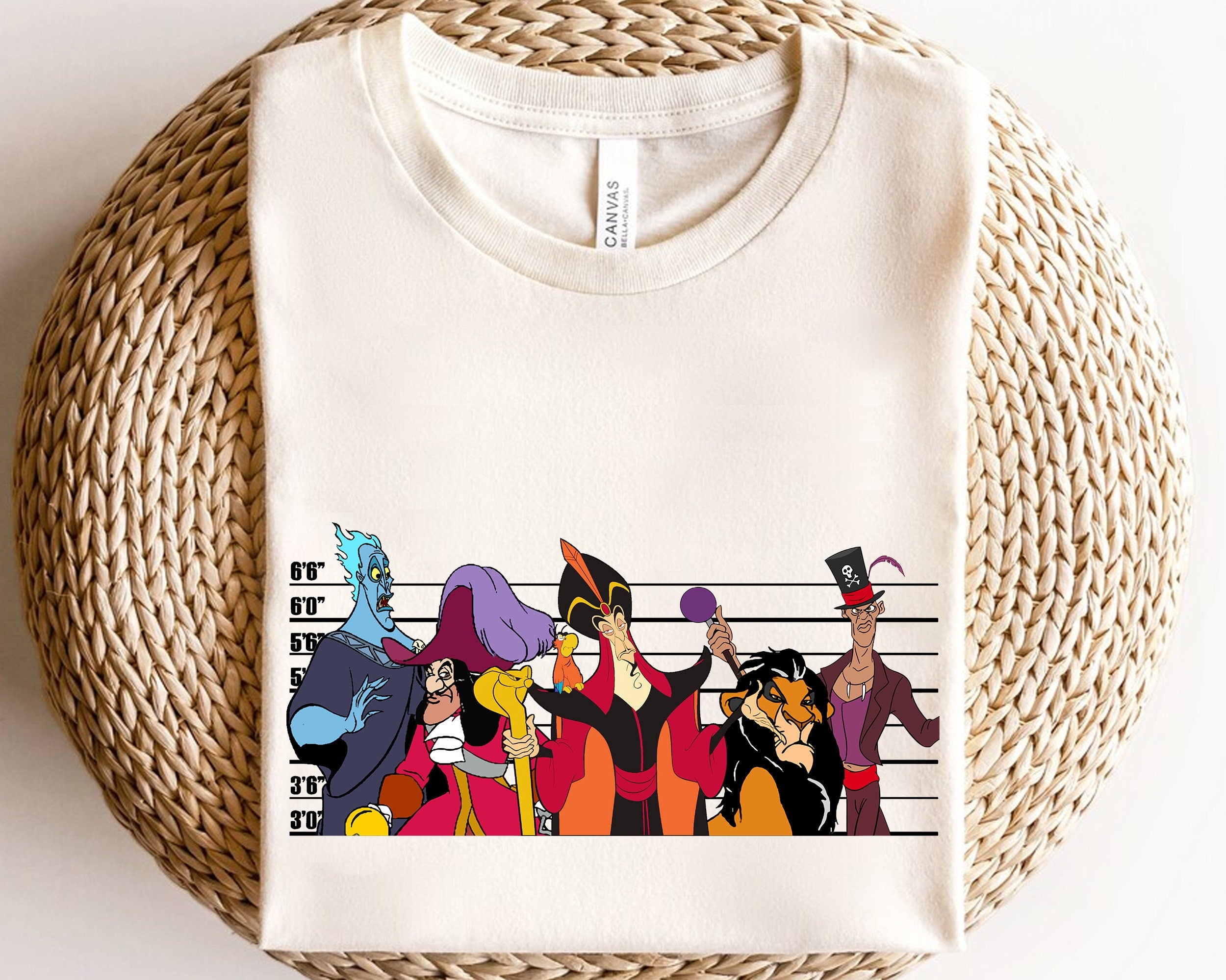 DIANANA Funny Disney Villains Characters Squad Mugshot Bad Boy Hades ...