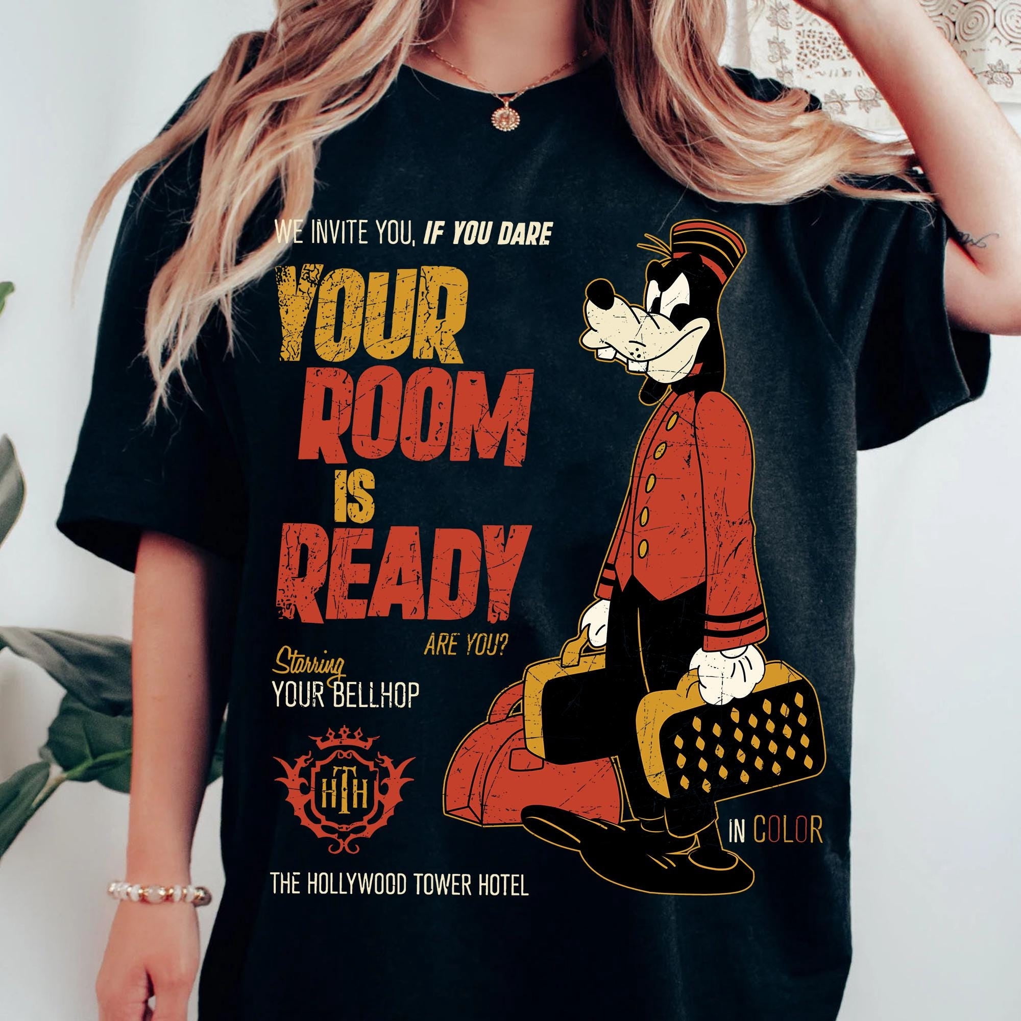 DIANANA Goofy Bellhop The Twilight Zone Tower Of Terror Shirt, Disney ...