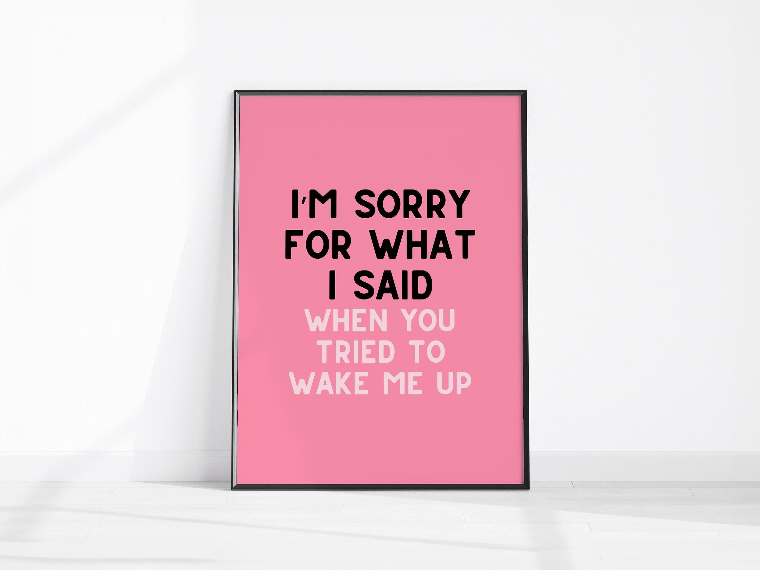 DIANANA I’m Sorry For What I Said When You Tried To Wake Me Up, Bedroom ...