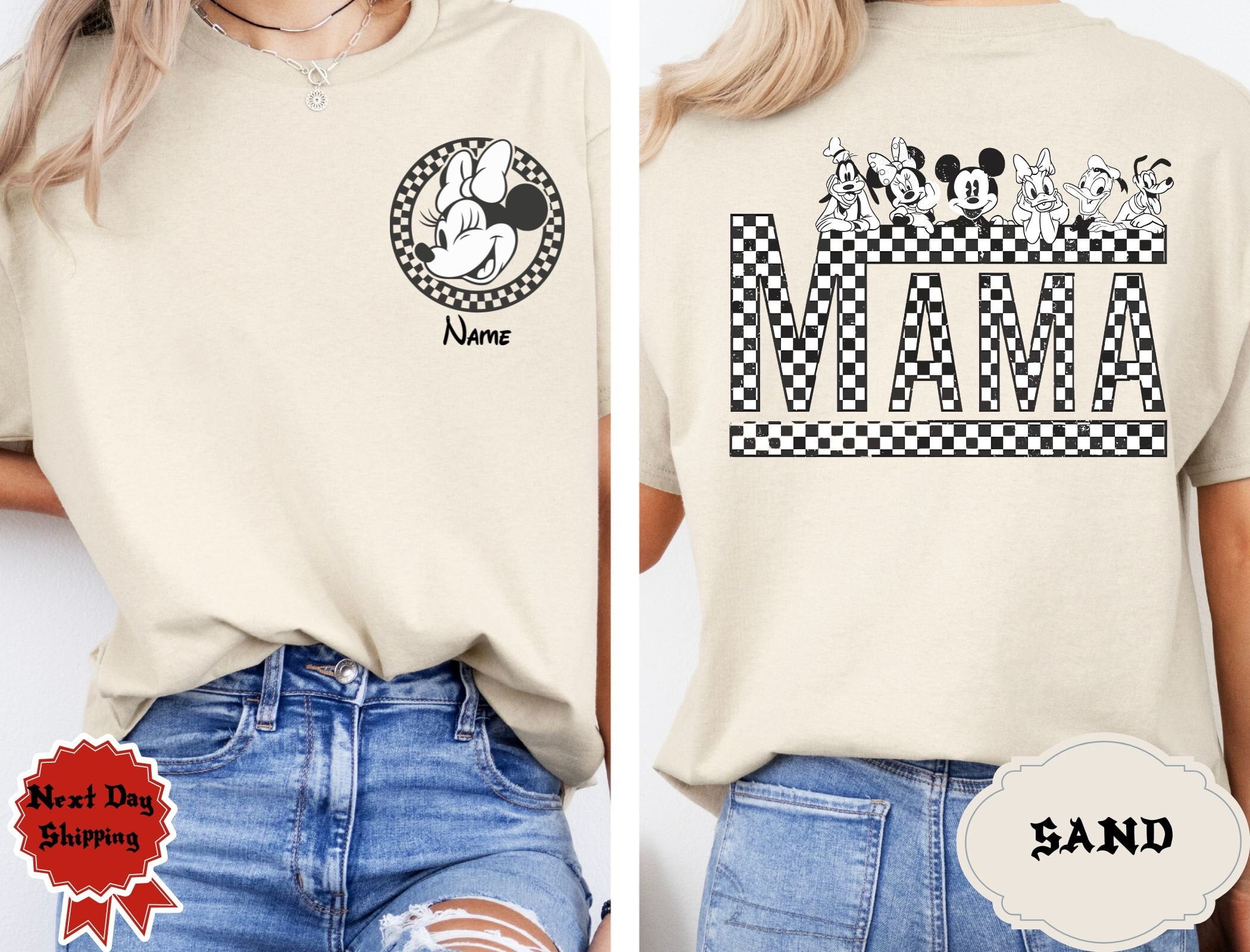 DIANANA Personalized Retro Mickey and Friends Disney Mama Mini ...