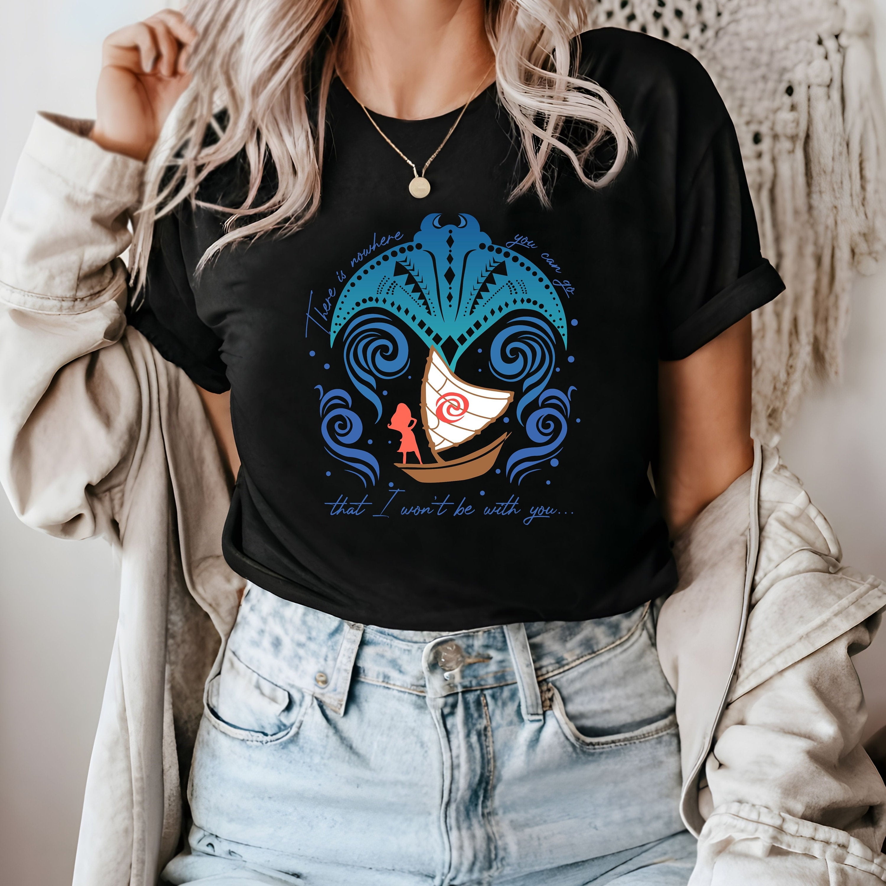 DIANANA There Is Nowhere You Can Go Moana Shirt, Disney Moana Shirt ...