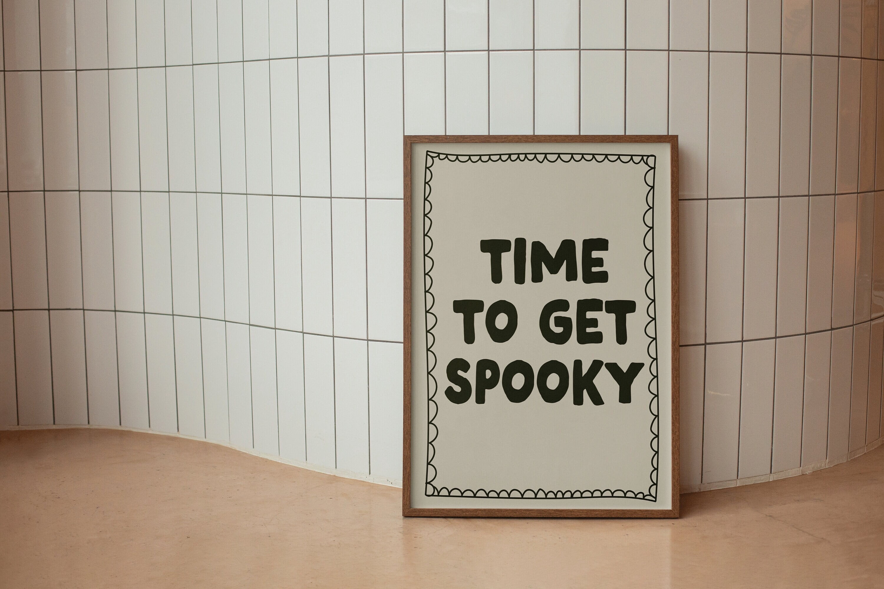 DIANANA Time to get spooky Art Print | Forest Green , Fall Home Decor ...