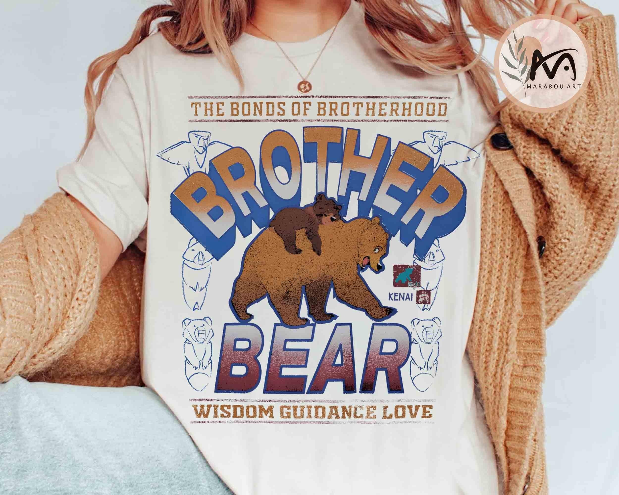DIANANA Vinatge Disney Brother Bear Kenai Koda Alaska T-shirt, Disney ...
