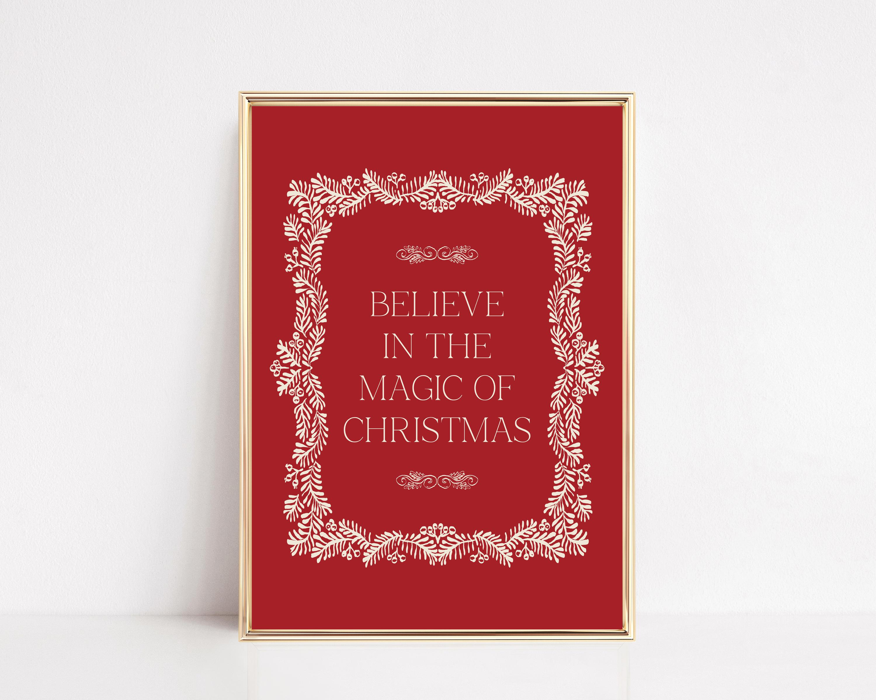 DIANANA vintage christmas decor | retro christmas | christmas poster ...