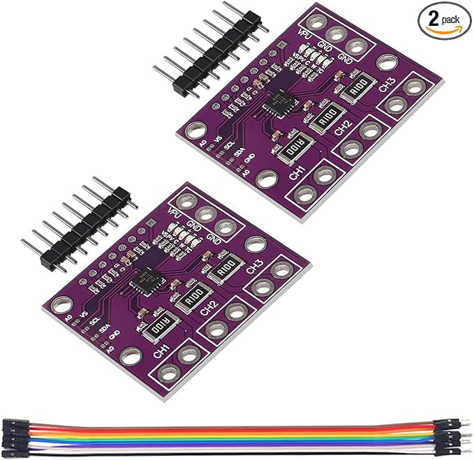 DIANN 2pcs I2C INA3221 Triple-Channel Shunt Current Voltage Monitor ...