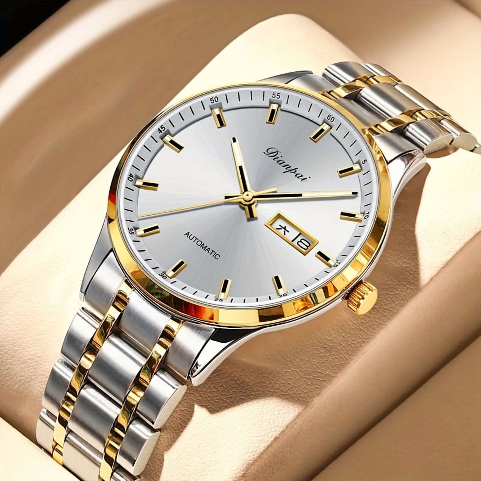 DIANPAI Luxury Night Glow Fully Automatic Mechanical Men's Watch ...