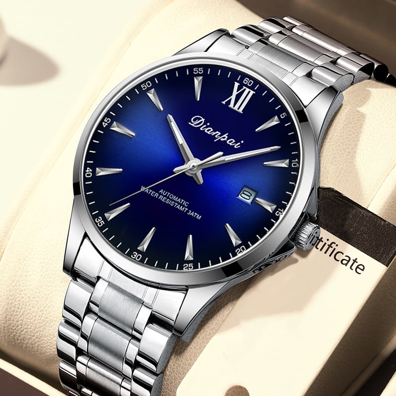 DIANPAI Stainless Steel Fully Automatic Watch Luxury Men's Watch ...