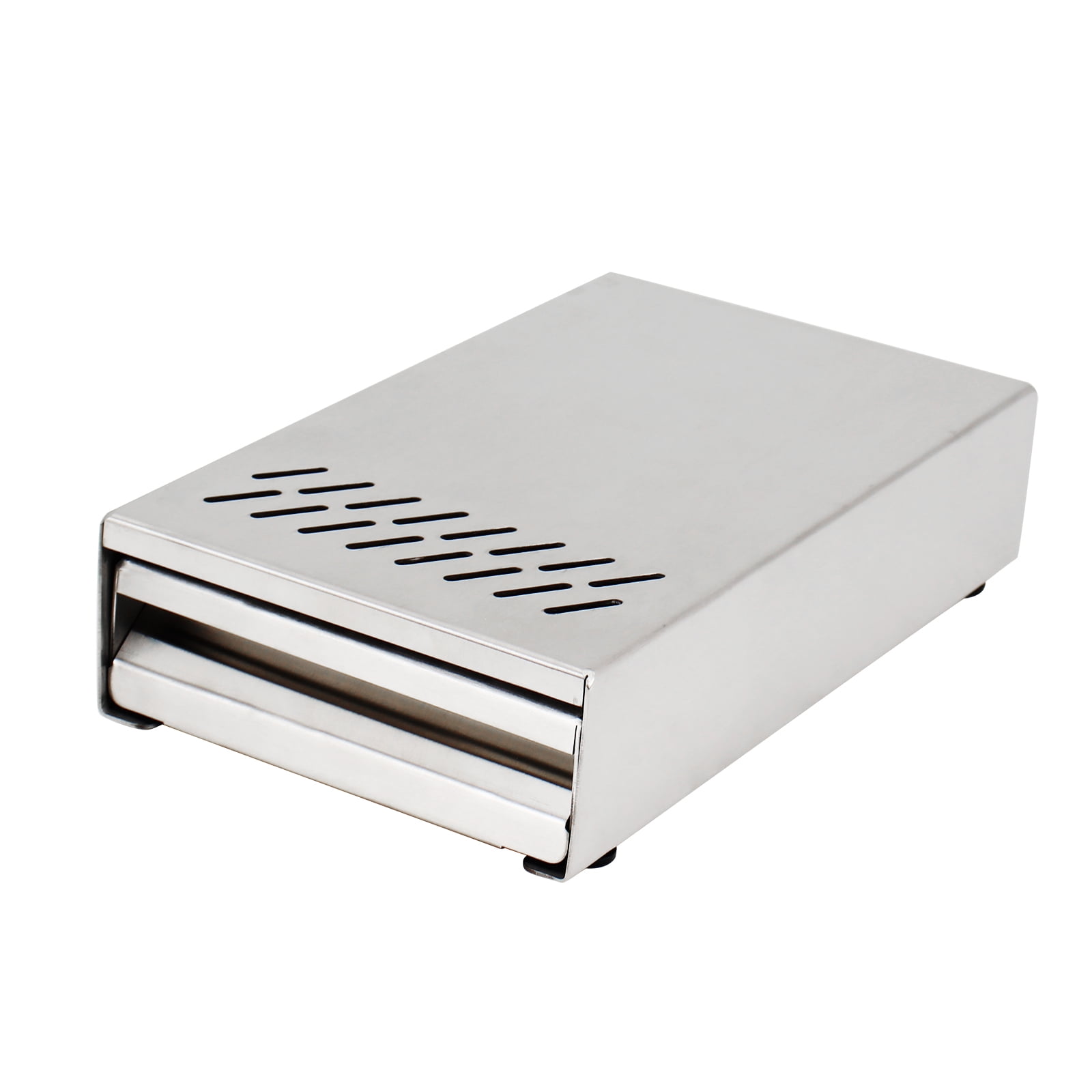 DIBTSA Coffee Knock Box Drawer - Silver, Stainless Steel Grounds ...