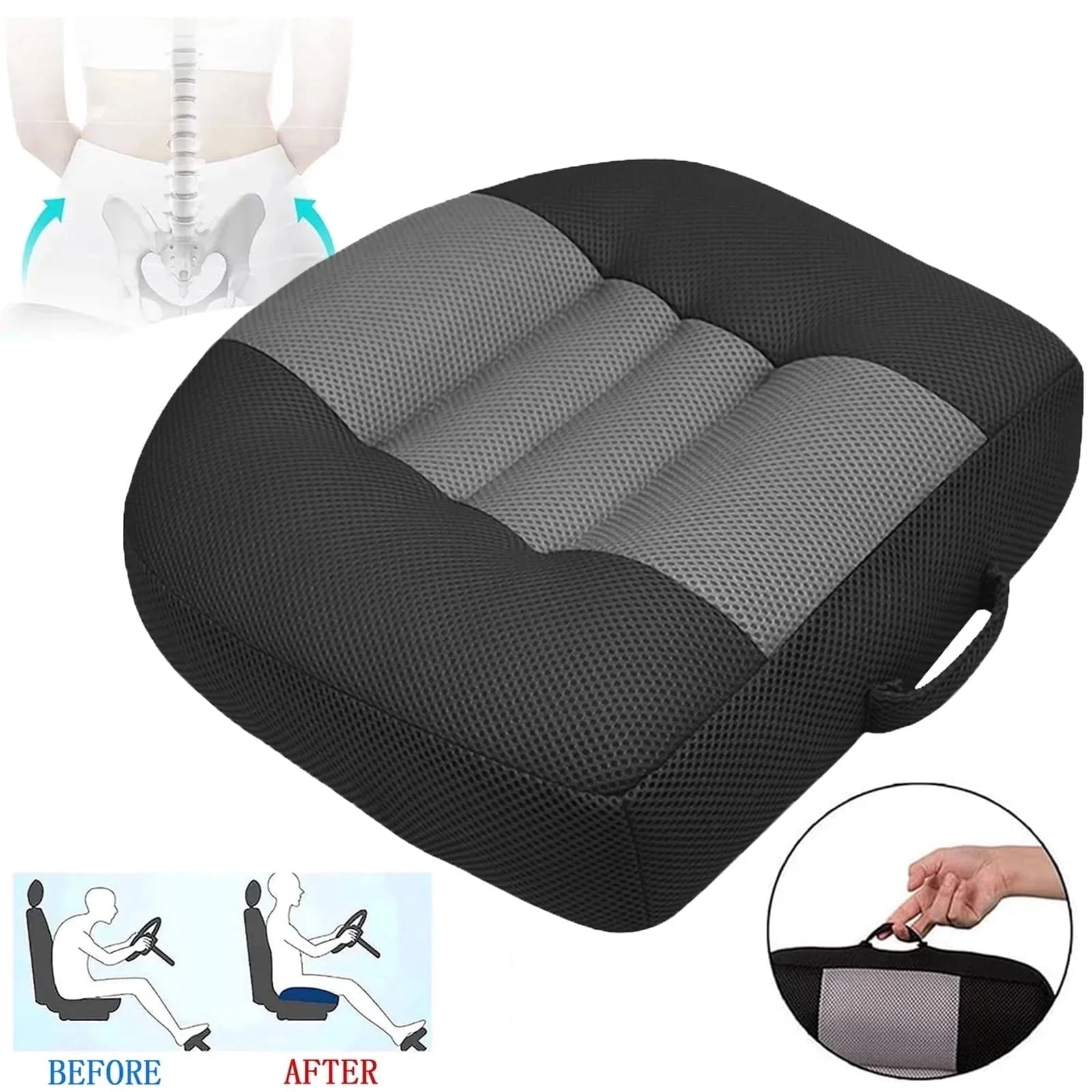 DICEEVIL Car Booster Seat Cushion, Heightening Height Boost Mat with ...