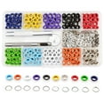 DICEWEN 400Pcs 10 Colors Grommets Eyelets with Tool, 5mm Grommet Kits ...