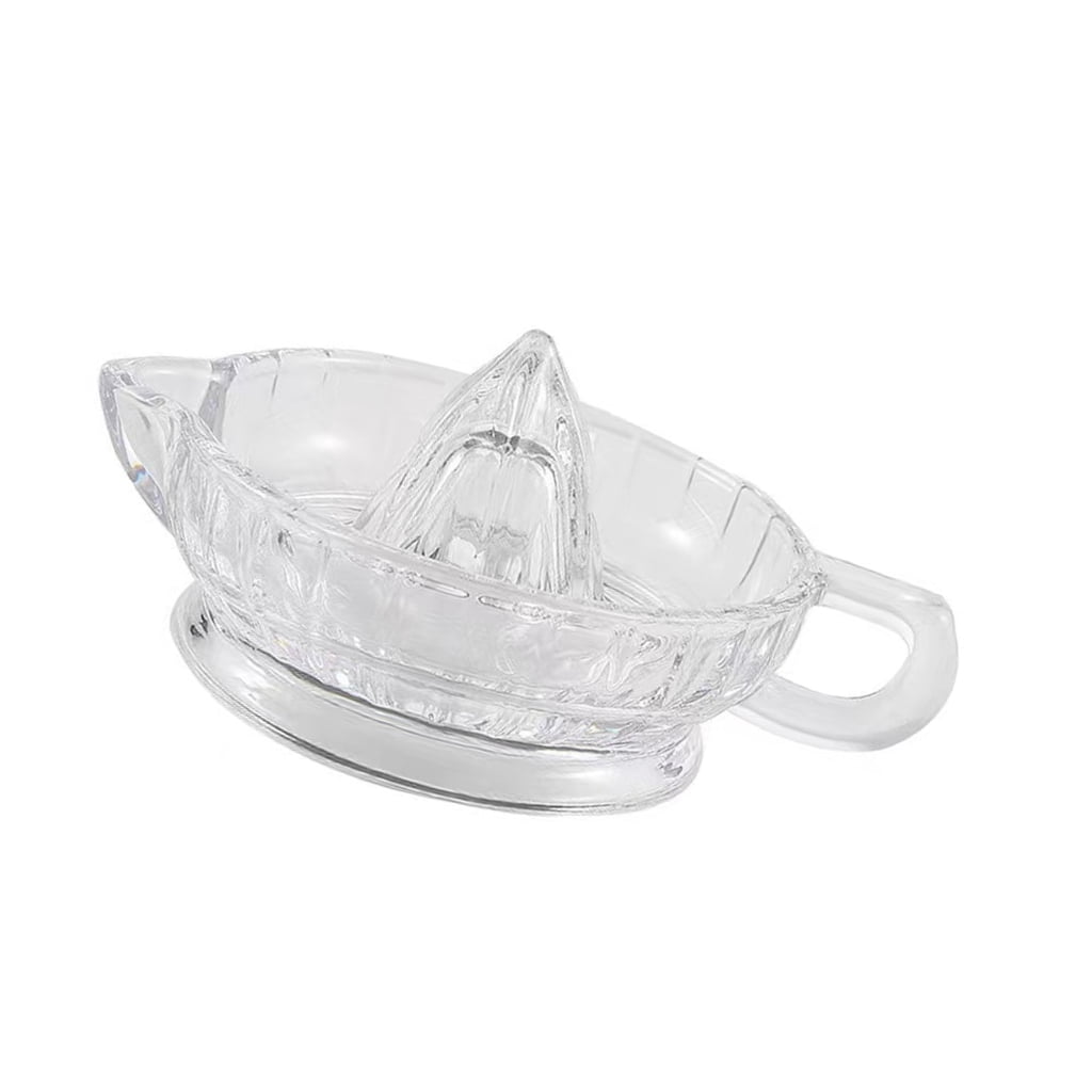 DICEWEN Glass Manual Juicer Bowl with Handle For Lemon Lime Citrus ...