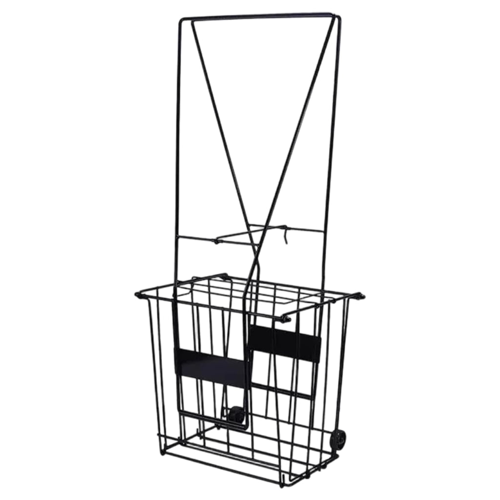 DICEWEN Portable Holders for Tennis and Pickleballs Practice Black Iron ...