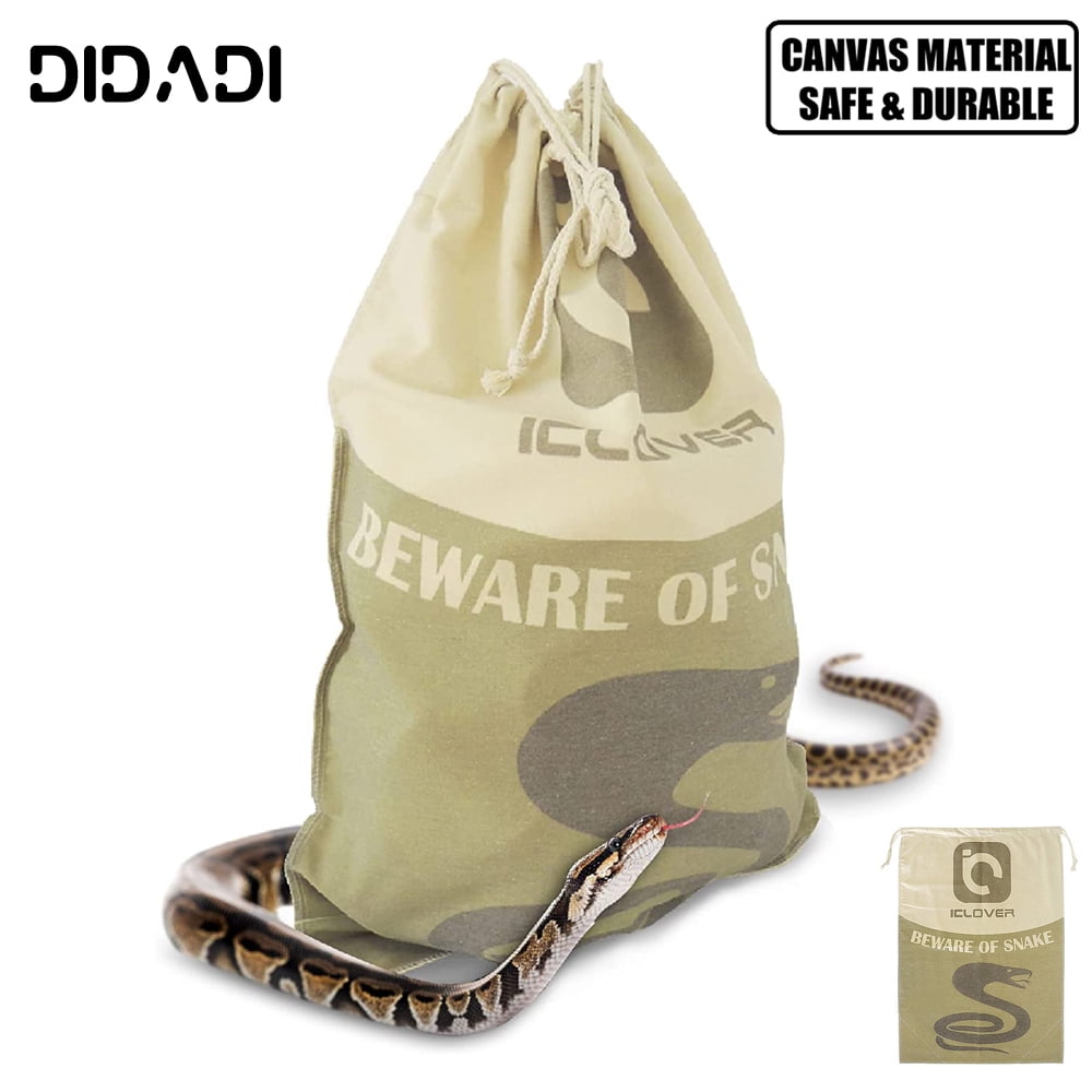 DIDADI Snake Reptile Bag with Drawstring,20" x 28" Heavy Duty Large ...