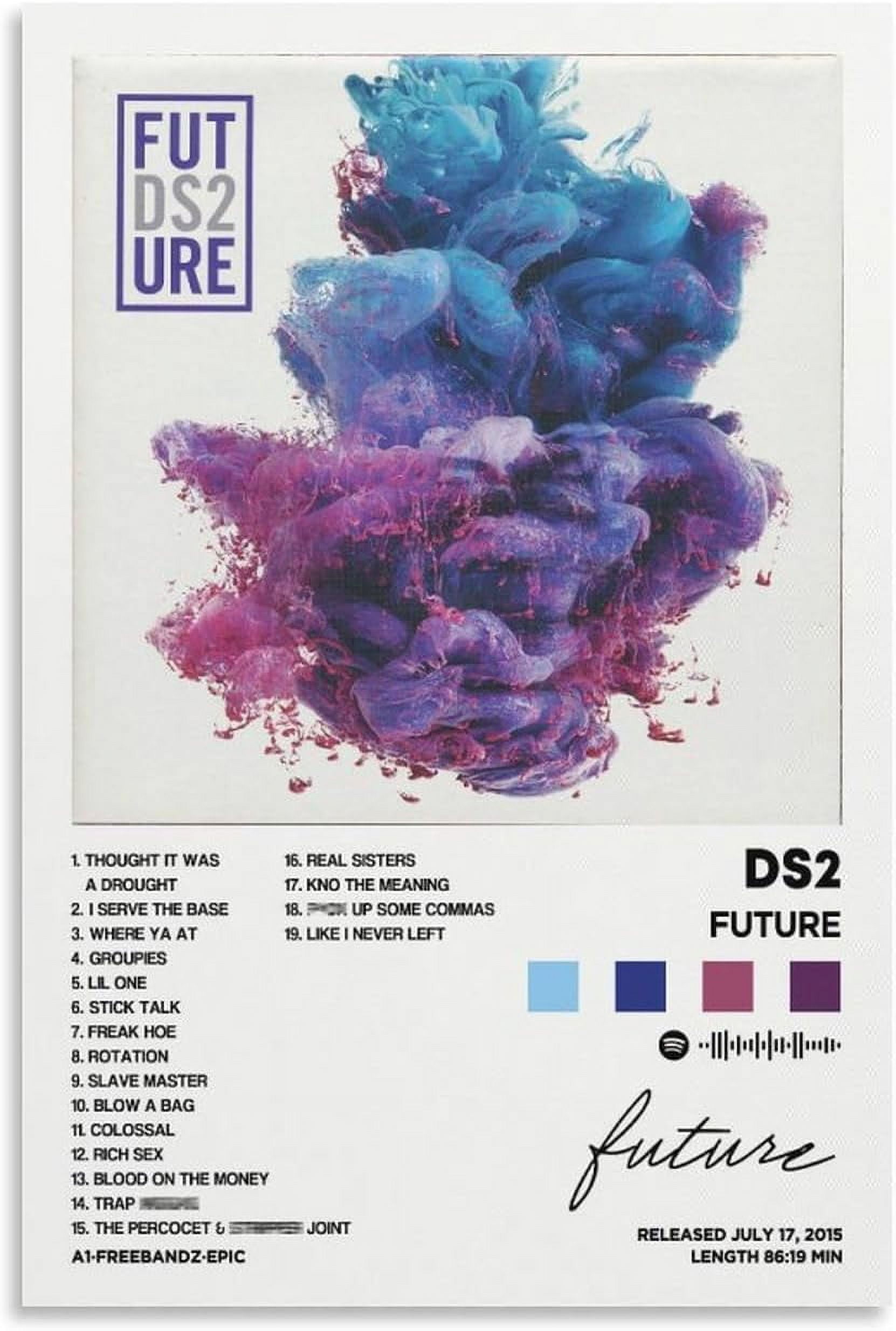 DIDIDO FUTURE DS2 Album Cover Canvas Posters for Room Aesthetic Gift ...