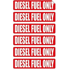 Diesel Fuel Only Stickers