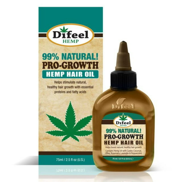 Difeel - Pro-Growth Hemp Hair Oil - Walmart.com