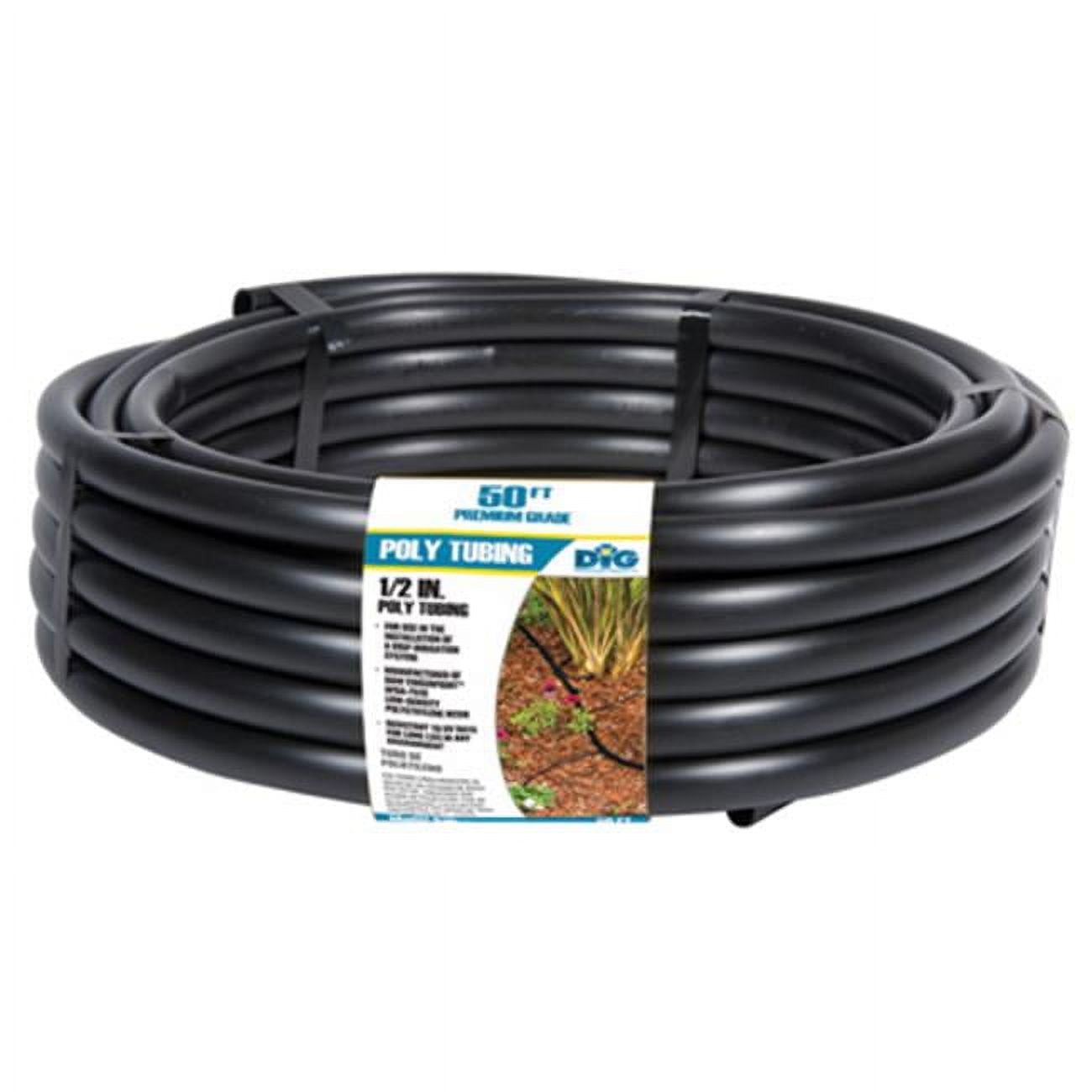 DIG B35 Black Color Polyethylene 60 PSI 0.5 in. x 50 ft. Drip ...