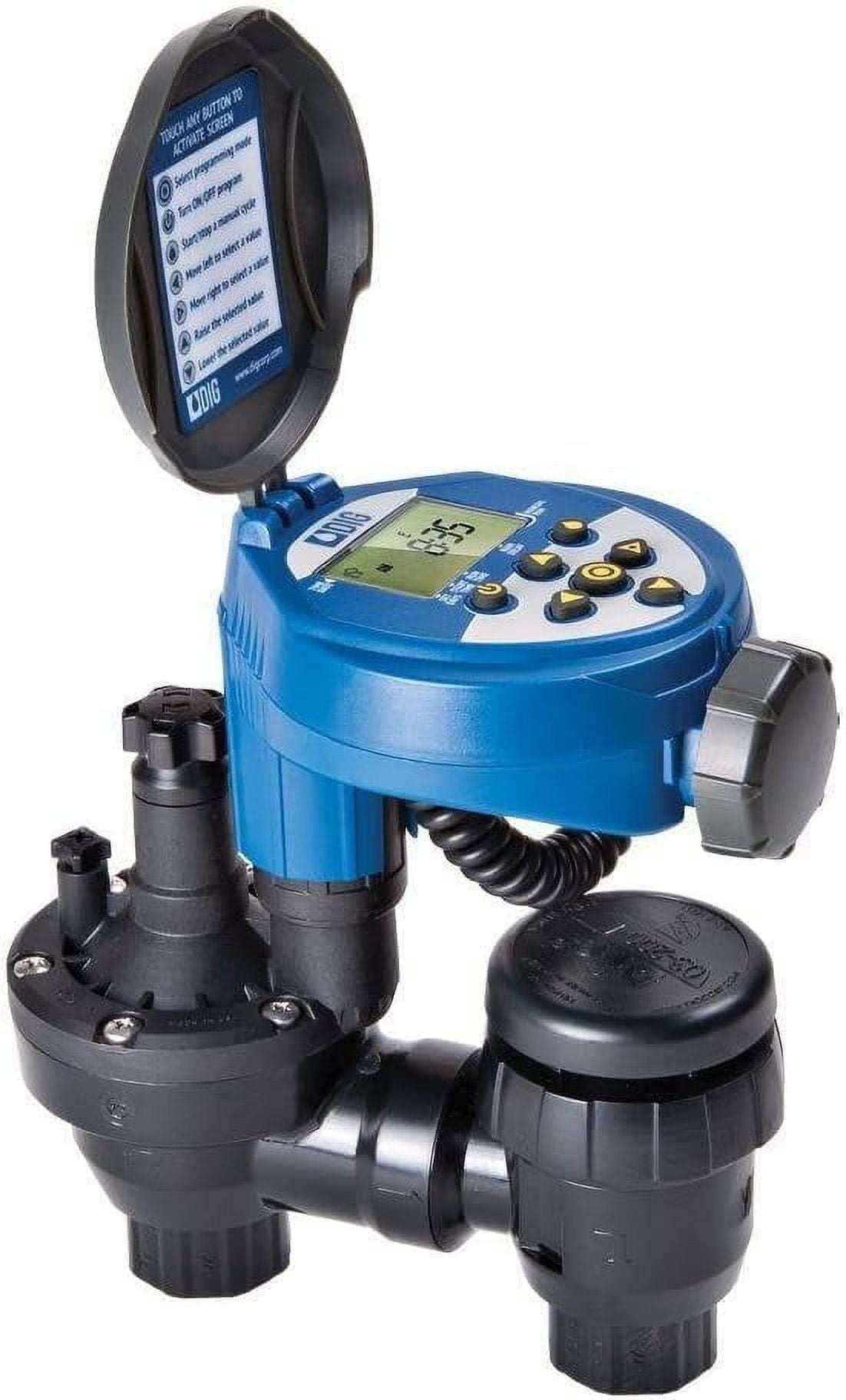 DIG RBC8000 Battery Powered Digital Controller with 3/4" Anti-Siphon ...