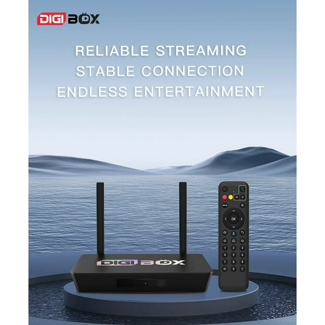 DIGIBOX D3 Plus Android 12.0 4GB+64GB Supports WiFi 6 Smart TV Box 6k ...