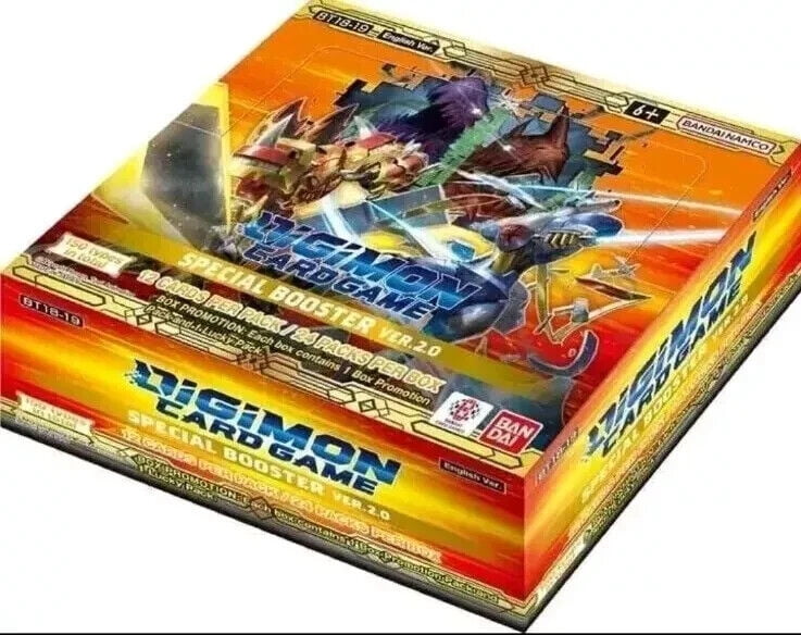 DIGIMON CARD TCG SPECIAL BOOSTER Box VERSION 2 (BT18-19) English VER 2.0 - Walmart.com
