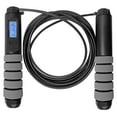 Athletic Works Digital Weighted Jump Rope with Calorie Counter, Black ...