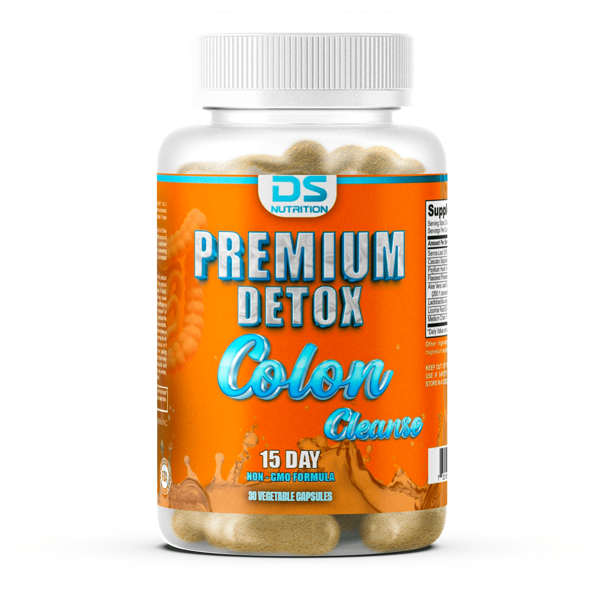 DIGITAL SKY Colon Cleanse - Detox Cleanser with Senna Leaf & Cascara ...