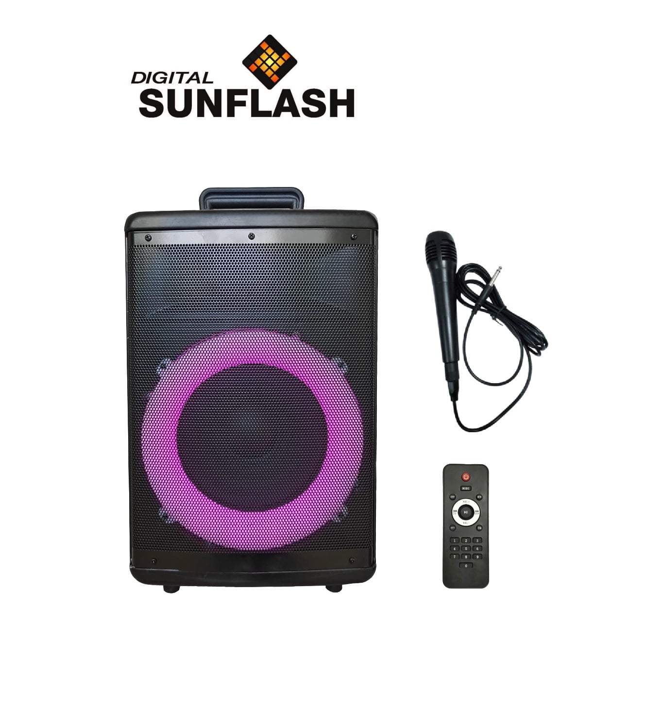 DIGITAL SUNFLASH SF-8001 Rechargeable Audio Streaming Karaoke Portable ...