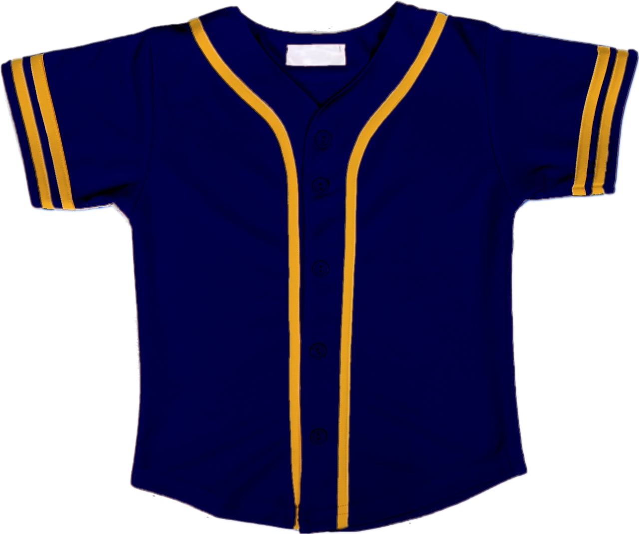 DIGITMON Kids Baseball Jersey Button Down Premium Two-Striped Sleeve T ...