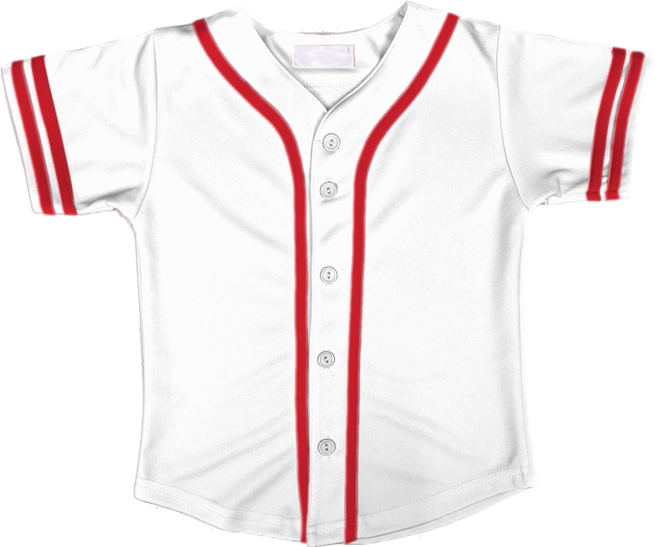 DIGITMON Kids Baseball Jersey Button Down Premium Two-Striped Sleeve T ...
