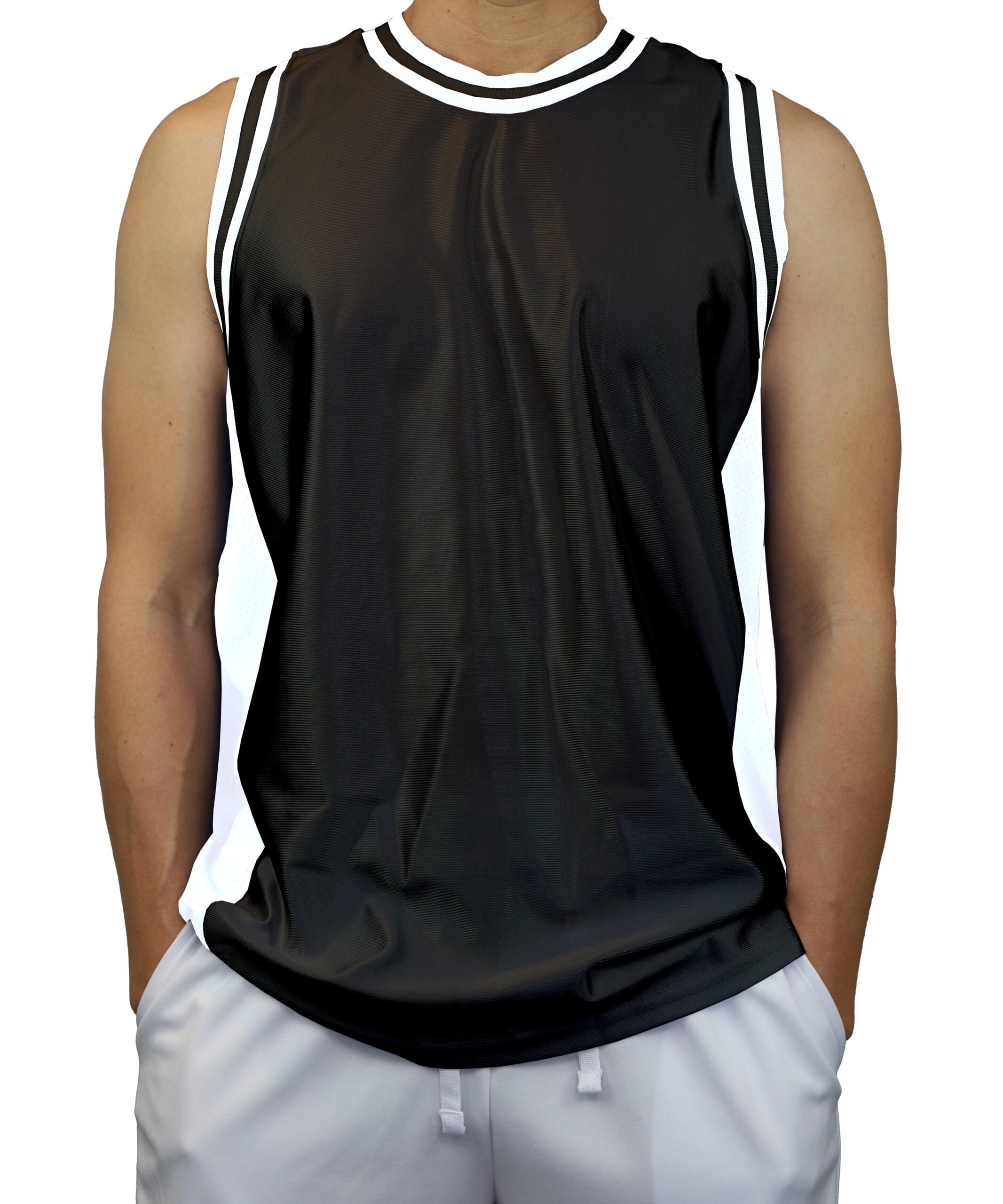 DIGITMON Men's 3-Stripes Basketball Gym Workout Athletic Tank tops ...