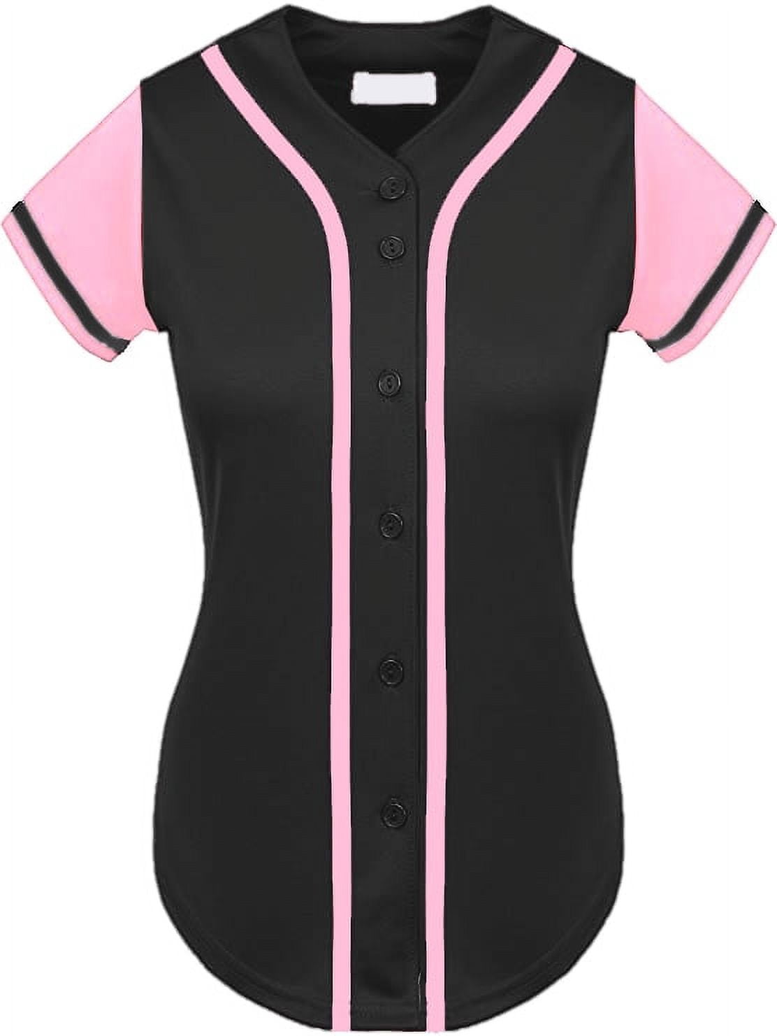 DIGITMON Women's Baseball Softball Jersey Button Down Premium Athletic ...