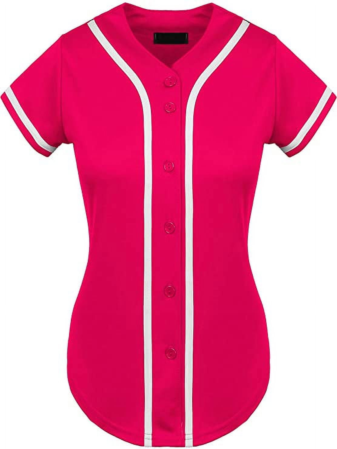 DIGITMON Women's Baseball Softball Jersey Button Down Premium Athletic ...