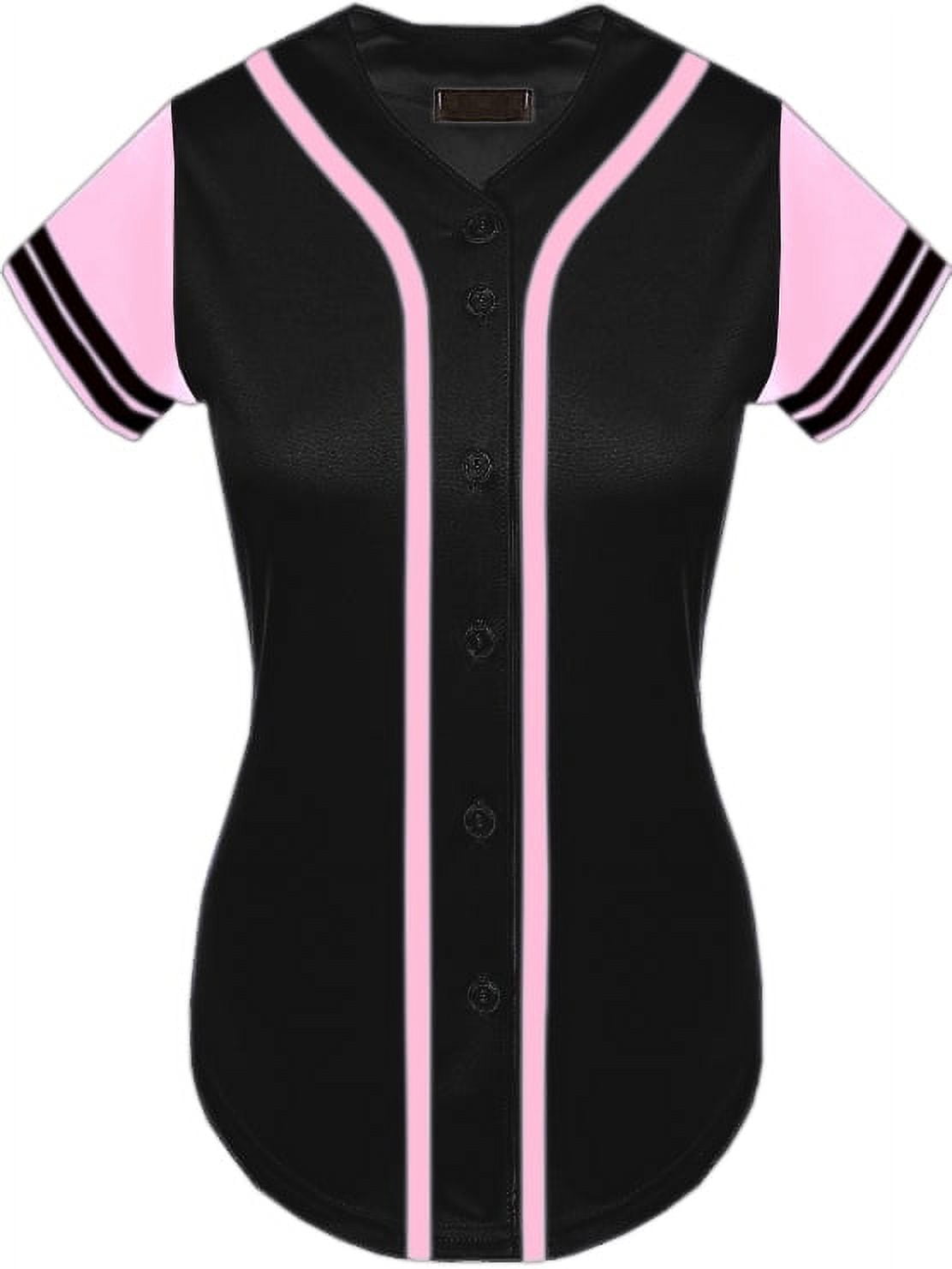 DIGITMON Women's Baseball Softball Jersey Button Down Premium Two ...