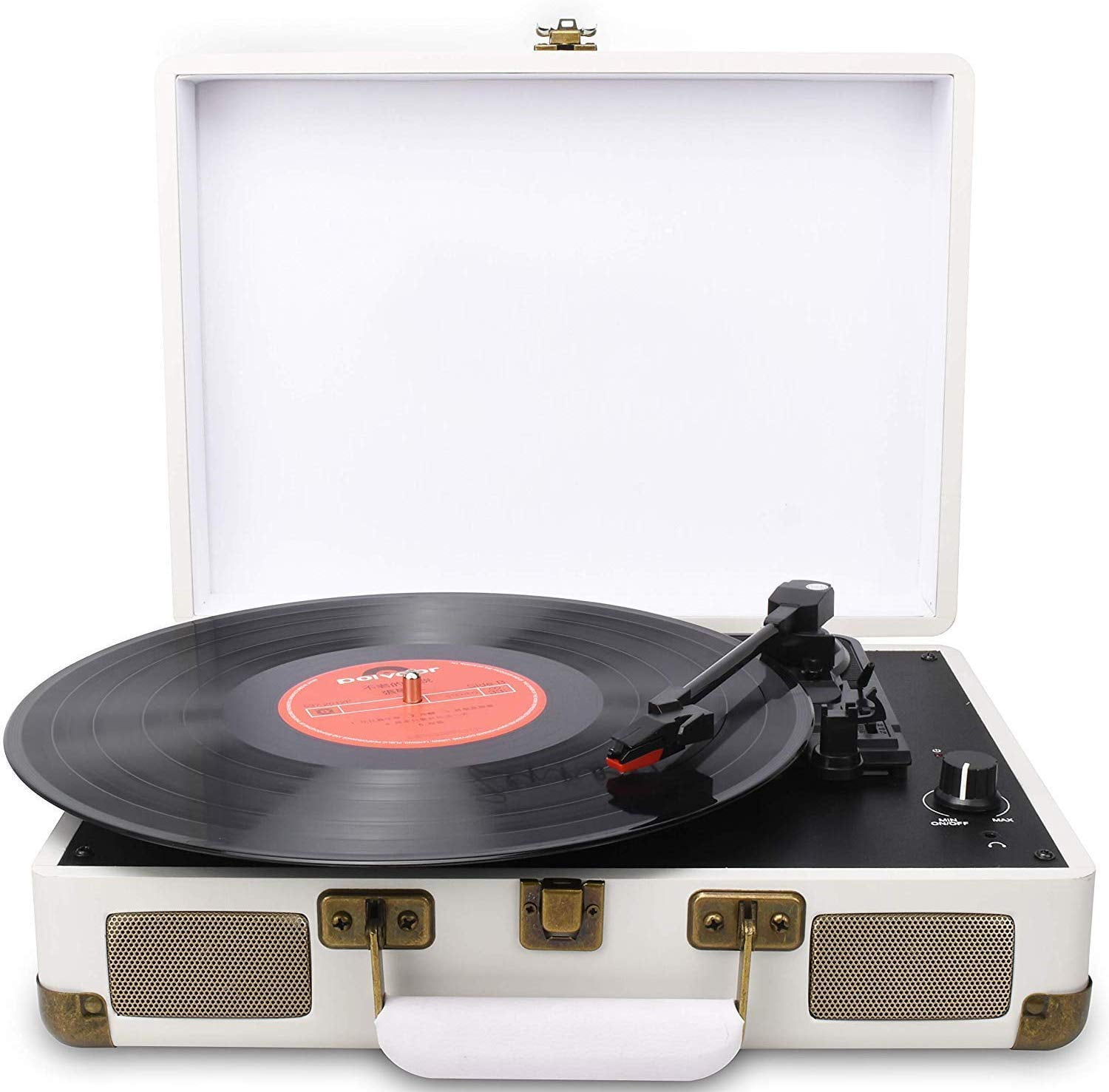 DIGITNOW 3-Speed Turntable Record Player with Stereo Speakers, USB/RCA ...