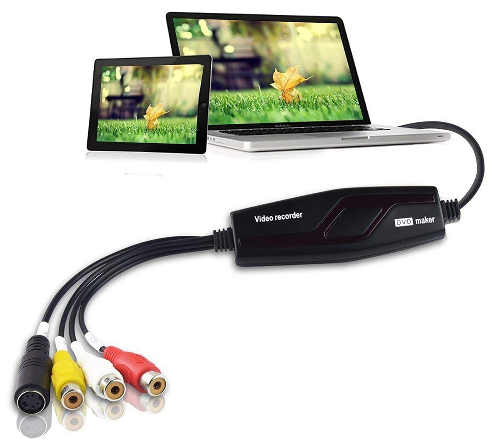 DIGITNOW USB Video Capture Converter - Analog to Digital VCR Transfer ...