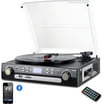 DigitNow Bluetooth LP Multi Record Player with AM/FM Radio System ...