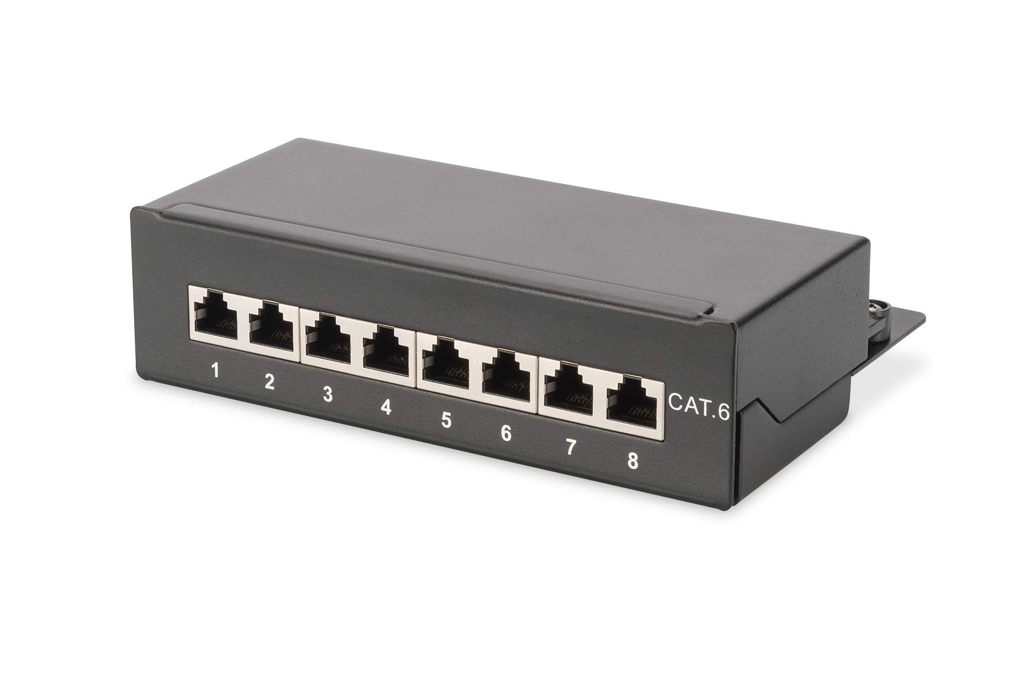 DIGITUS Desktop Patch Panel 8-Port/Cat.6 / Shielded/Cable Installation ...