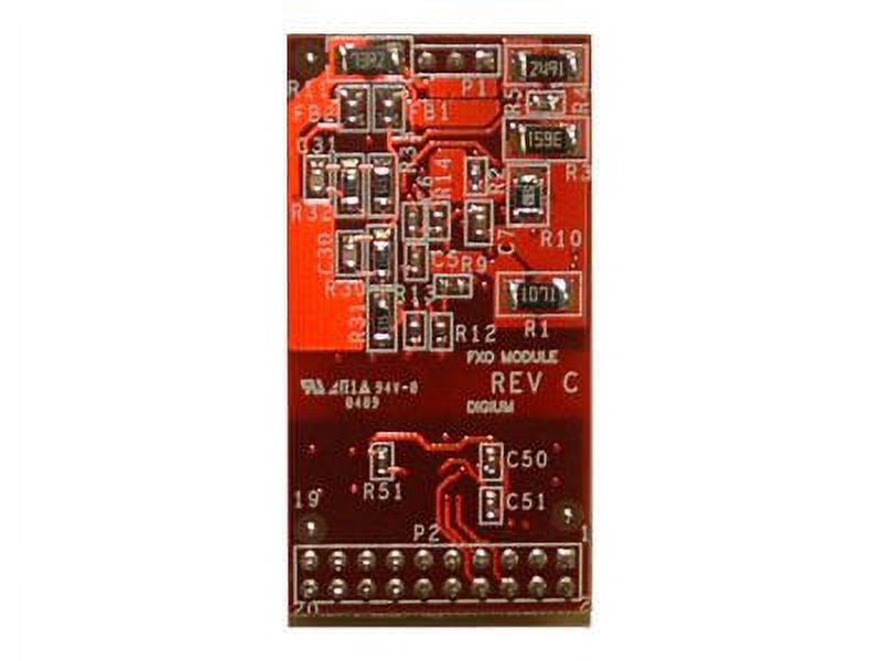 Digium Single Channel Trunk (FXO) Module - Voice interface card - FXO ...