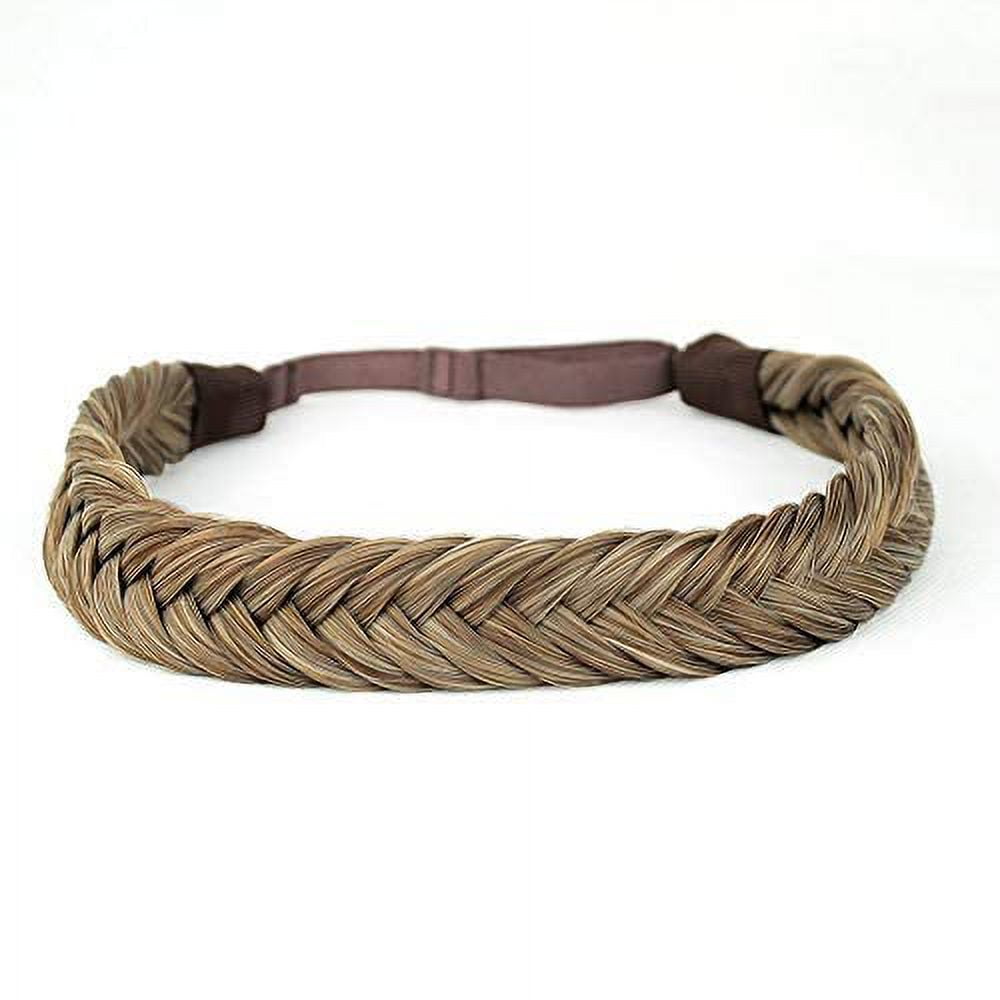 DIGUAN 4 strands Fishtail Synthetic Hair Braided Headband Classic ...