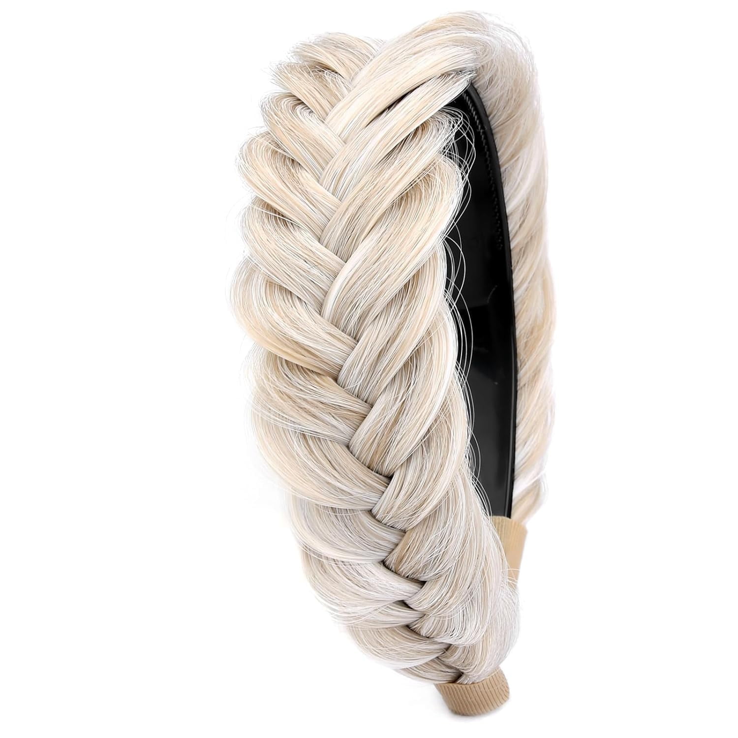 DIGUAN Wide Messy Braided Headband, Adult, Synthetic Braided Headband ...