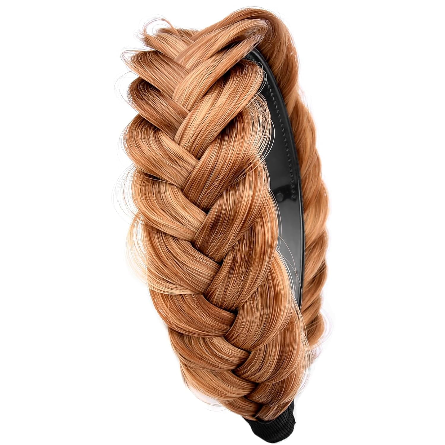 DIGUAN Wide Messy Braided Headband With Teeth Synthetic Hair Plaited ...