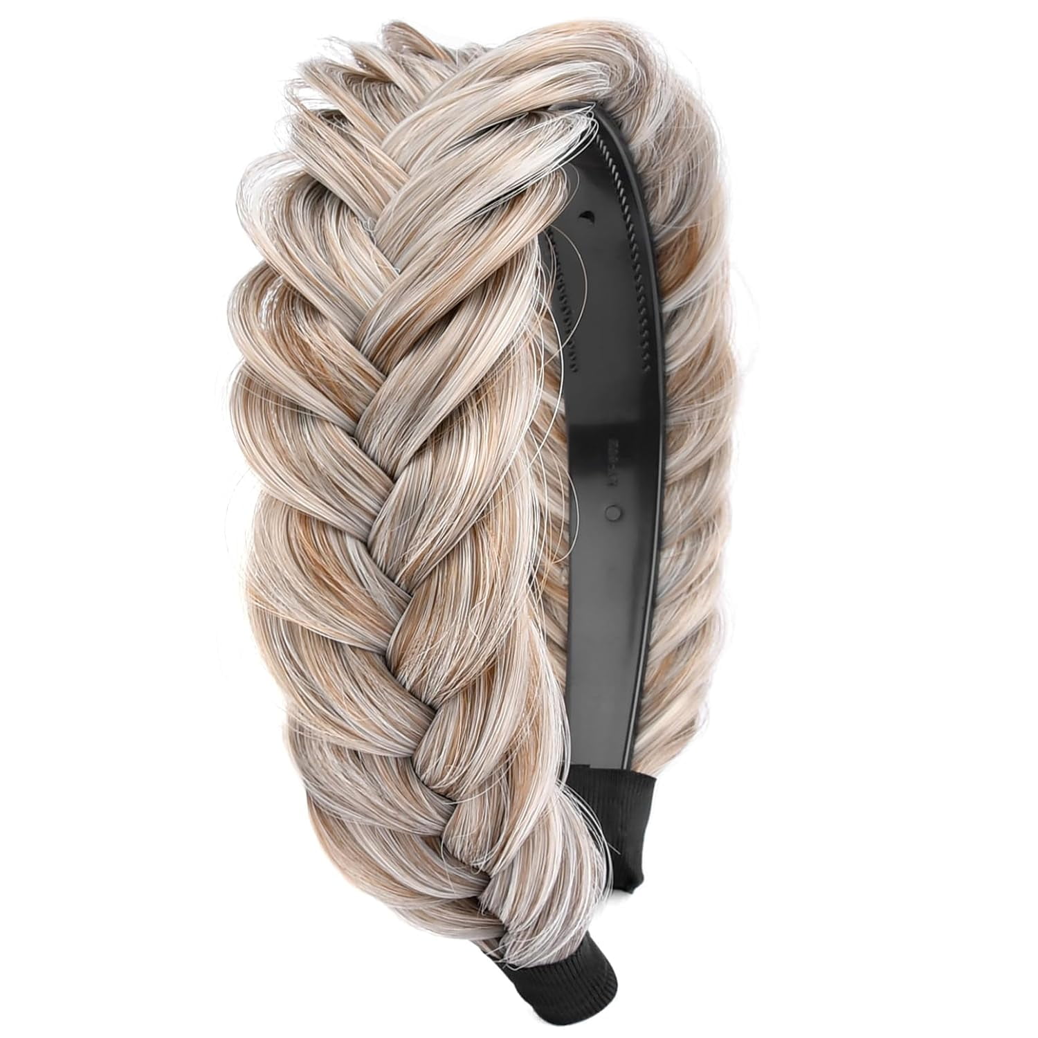 DIGUAN Wide Messy Braided Headband With Teeth Synthetic Hair Plaited ...