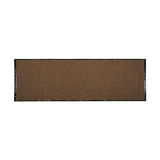 DII 22x60" Modern Plastic Ribbed Walk Off Utility Runner in Brown ...